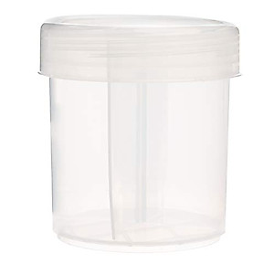 Advantus Corp (6 Pack) 20oz Plastic Storage Containers with Dividers Lids Craft Desk Jewelry Organizer