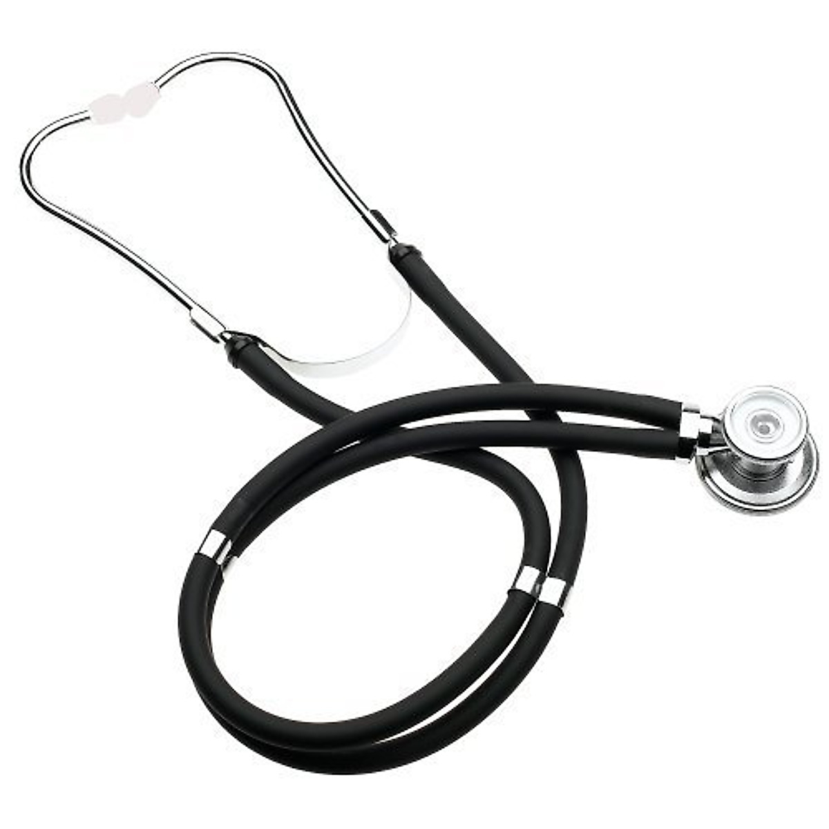 EMI EBL-430 Sprague Rappaport Dual Head Stethoscope and Manual Aneroid Sphygmomanometer Blood Pressure with Large Adult Cuff (Cuff Size: 33 cm to 51 cm | 13 inch to 20 inch) - Black