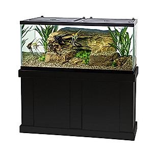 Tetra 55 Gallon Aquarium Kit with Fish Tank, Fish Net, Fish Food, Filter, Heater and Water Conditioners