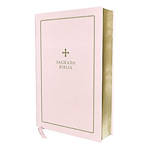 Biblia Católica, Regalos y Ceremonias, color Rosa, Cuero Reciclado (Biblia De America) (Spanish Edition)