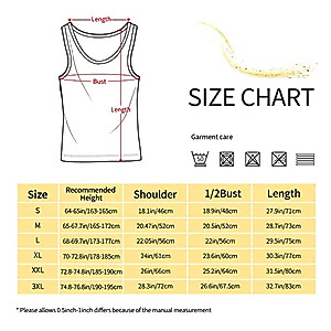 WAYOQI Baki The Grappler Men's Tank Tops Tshirt Sleeveless Shirts Shirt Running Workout Cotton Casual Black Large