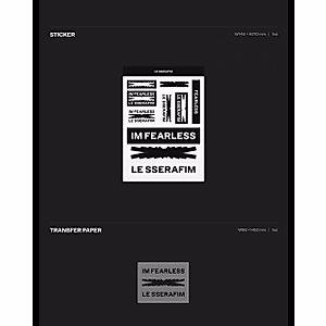 [KTOWN4U PREORDER] LE SSERAFIM - 1st Mini Album [FEARLESS] Album+Pre-Order Benefit+Folded Poster (Vol.1+Vol.2 ver. SET)