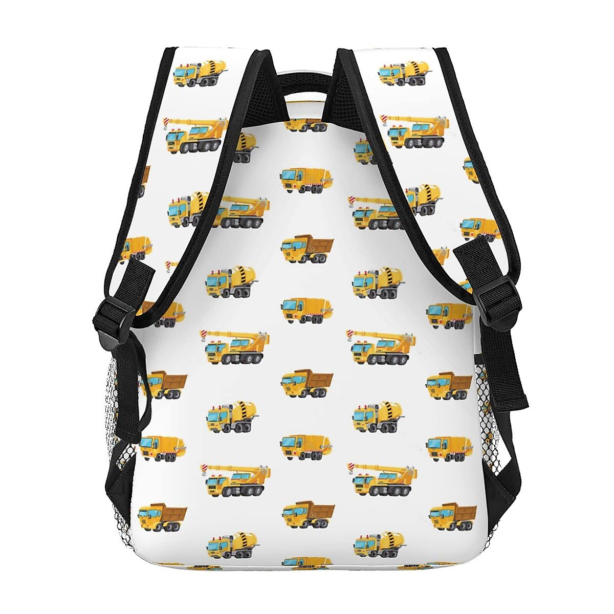 MANQINF Funny Cars Backpack Cute Laptop Bag Truck Lightweight Daypack Backpack Crane Bag Tablet Bag Cute Bag