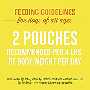 Tiki Dog Aloha Petites – Chicken Huli Huli Wet Dog Food – 3.5 Ounce (Pack of 12)