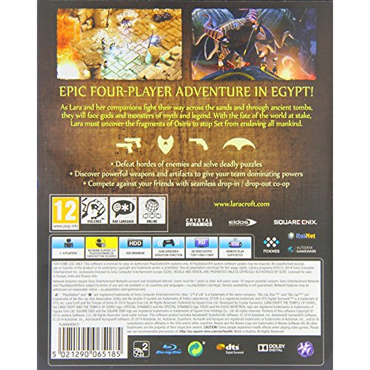 Lara Croft Temple of Osiris (PS4)