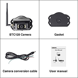 Haloview BTC128 Wireless FHD 1080P High Definition Rear View Camera with House for BT7 System