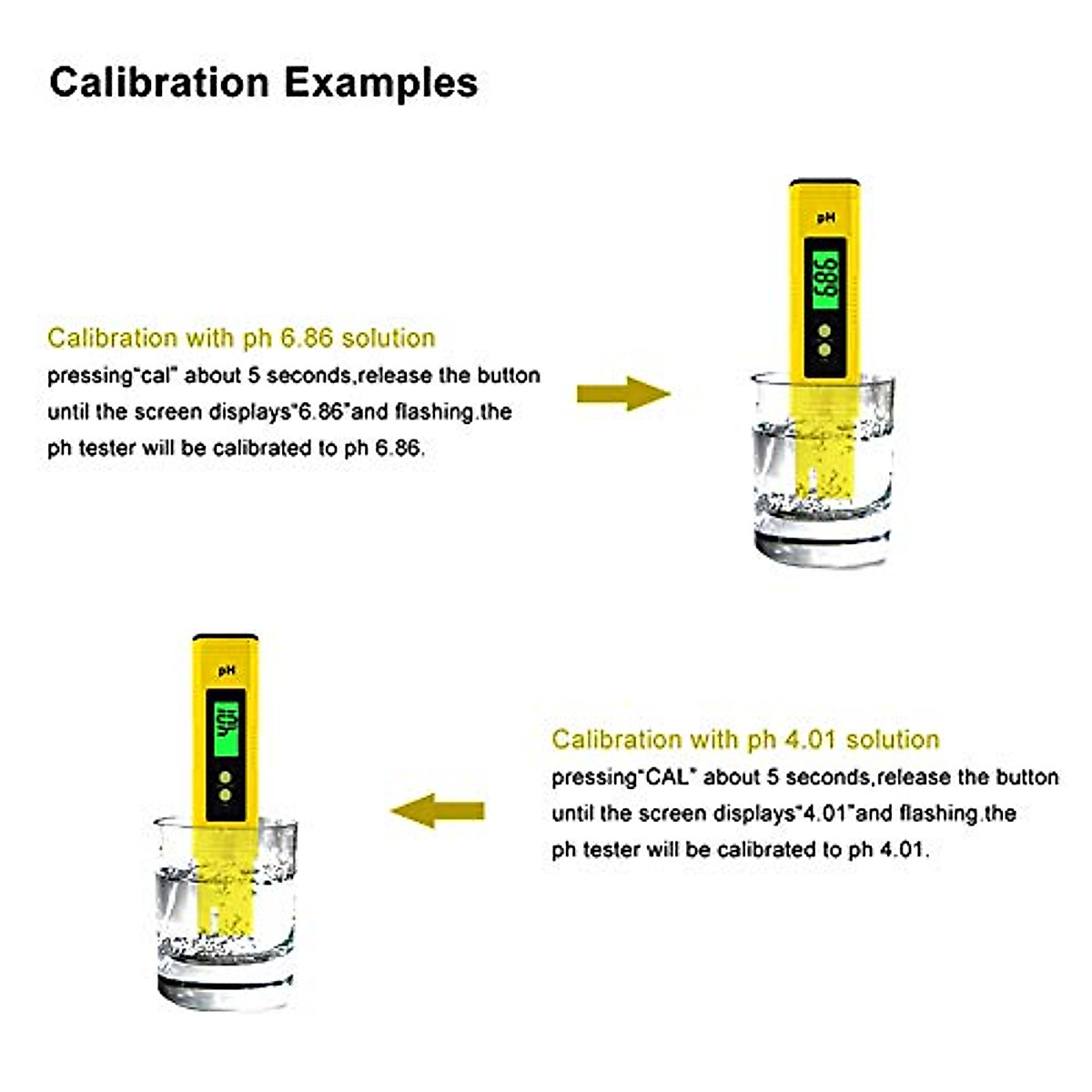 Ph Pen, PH Meter 0.01 Water Quality Tester with 0-14 PH Measurement Range for Household Drinking, Pool and Aquarium Water