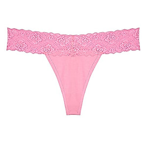 Sunm Boutique 8 Pack Lace Thongs for Women Thong Underwear Panties Low Waist (Multi, Medium)