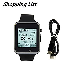youyeetoo ESP32 T-Watch-2020 with 1.54 Inch Touch Display and programmable Wearable Environmental Interaction
