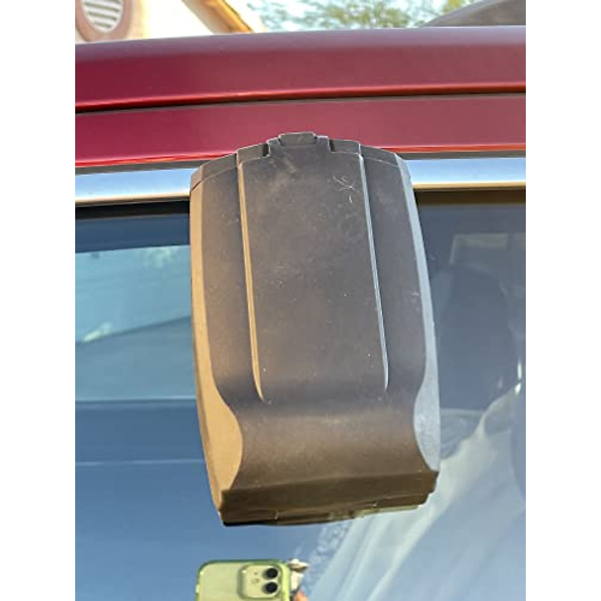 FnJ Window & Wall Mount Lockbox Keysafe for Keys FOB with Protective Cover & Faraday Bag Bundle 3 Pieces (1 Pack)