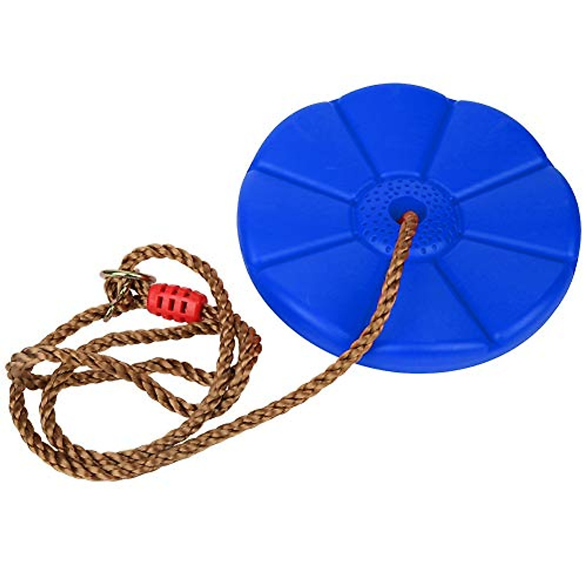 Saucer Tree Swing for Kids Adults，Climbing Rope Tree Swing Indoor Outdoor Disc Hanging Seat Playing Outdoor Play Equipment Children Toys(蓝色)