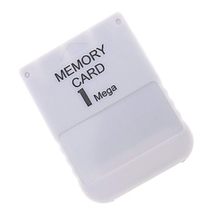 Vipxyc PS1 Memory Card, 1MB Memory Card for Sony PS1 Compatible with Any Playstation One Games White