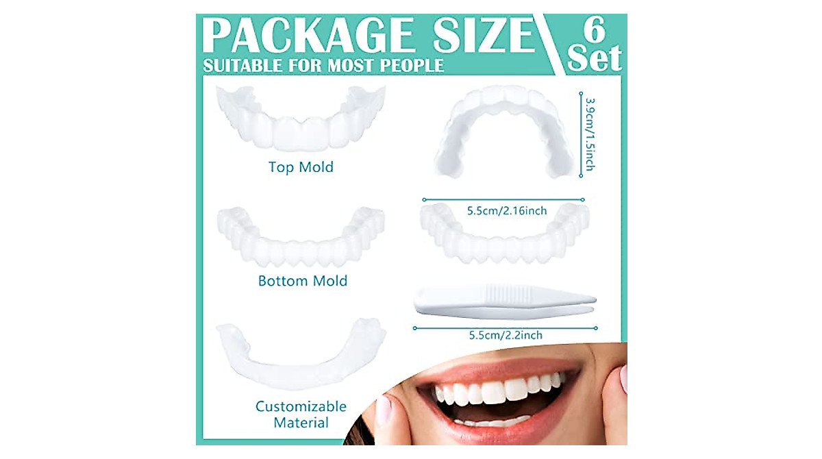 Fake Teeth Veneers - Instant Confidence & Smile Enhancement