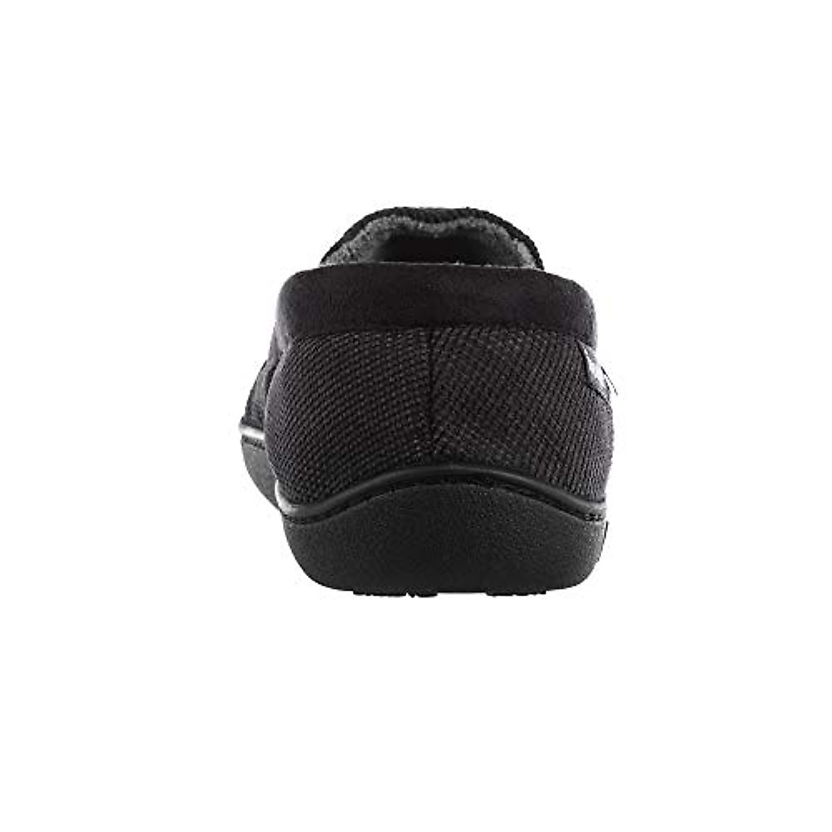 isotoner Men's Slipper, Diamond Corduroy Moccasin with Memory Foam and Skid Resistance for Indoor/Outdoor Comfort