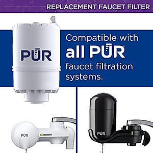 PUR Water Filter Replacement for Faucet Filtration Systems (2 Pack) – Compatible with all PUR Faucet Filtration Systems