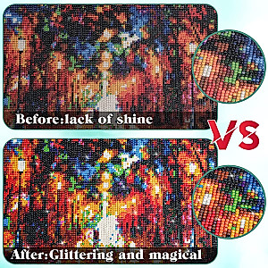 BLUEDP 4 Pcs Diamond Painting Sealer, 16.2 OZ, Clear, High Viscosity, Water Resistant, Shine Effect, Art & Craft, Adhesive