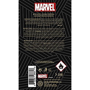 Black Panther, Marvel, Fragrance, For Men, Body Spray, 6.8oz, 200ml, Made in Spain, by Air Val International