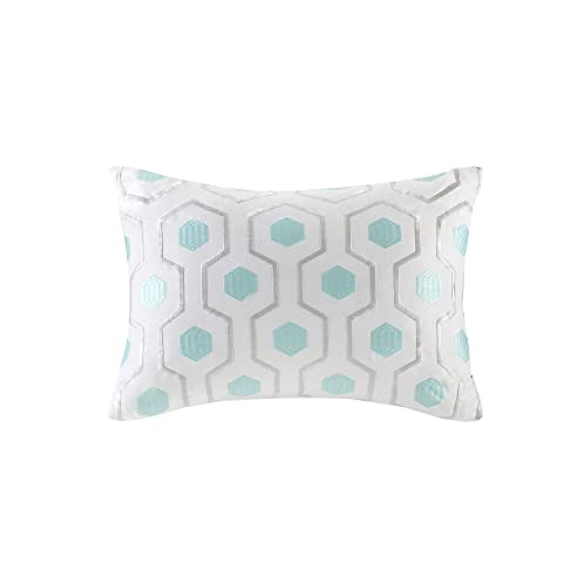 Intelligent Design Toren Complete Bag Tufted Embroidered Comforter with Sheet, Season Bedding Set, Full, Aqua