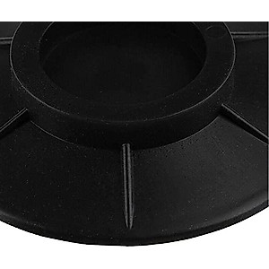 Bestgle 4 Pcs Washing Machine Anti Vibration Rubber Pads, Non-Slip Noise Absorbing Base Foot Stabilizer Pads Mat for Support Protects Washer and Dryer Machine Pedestals Feet