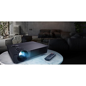 ASUS H1 1080P LED Projector - Full HD, 3000 Lumens, 120 Hz, 125% Rec. 709, 125% sRGB, Crestron Connected Certified, 10W Built-in Speaker, HDMI, Compatible with PS5 & Xbox Series X/S