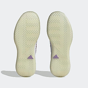 adidas Women's Defiant Speed Sneaker, White/Violet Fusion/Lucid Blue, 8.5