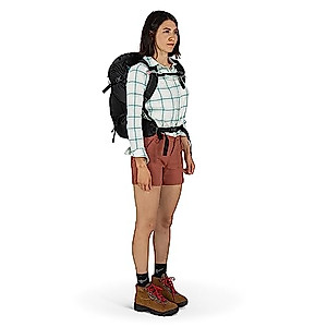 Osprey Skimmer 28L Women's Hiking Backpack with Hydraulics Reservoir, Black, One Size