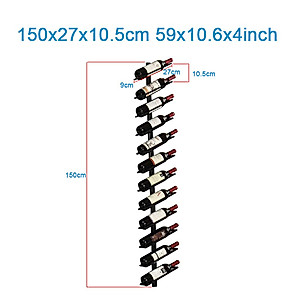 LAXF-Shelf Wall Mount Wine Bottle Storage Rack, Wall Mounted Wine Rack,Cork Storage Store Red, White, Champagne, Home & Kitchen Décor Storage Rack Display