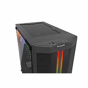 be quiet! Pure Base 500DX ATX Mid Tower PC case | ARGB | 3 Pre-Installed Pure Wings 2 Fans | Tempered Glass Window | Black | BGW37