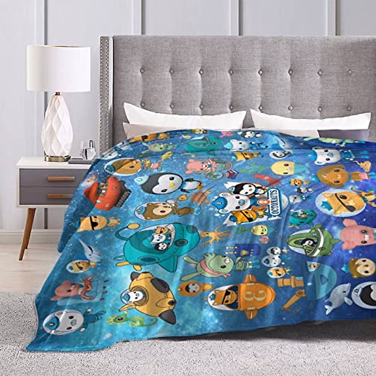 Flannel Throw Blanket Super Soft Fuzzy Bed Blankets Warm Winter Blankets for Bedroom Sofa 50"x40"