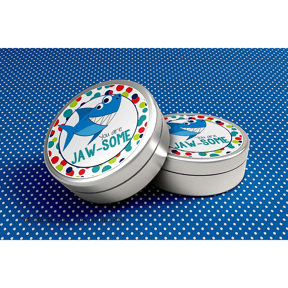 You are Jaw-Some Shark Appreciation & Encouragement Sticker Labels, 40 2" Party Circle Stickers by AmandaCreation, Great for Teachers, Co Workers, Employees and Anyone Who Needs to Feel Appreciated