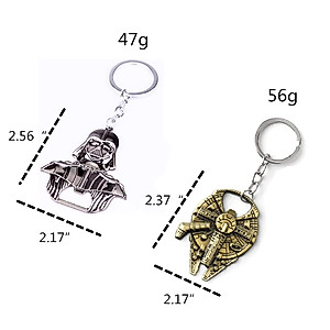 Bottle Opener, Star Wars Keychain, Star Wars Beer Bottle Opener Gifts for Men, Kitchen Accessories for Souvenirs 2PCS
