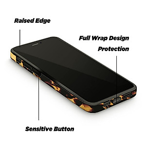 uCOLOR Case Compatible with iPhone 13 Mini 5.4" 2021 Tortoise Shell Pattern Stylish Matt Hybrid Ultra Slim Soft TPU Protective Case (Tortoise Shell)
