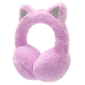 Brook + Bay Ear Muffs For Kids - Winter Kids Ear Muffs for Boys & Girls - Plush Animal Earmuffs - Cozy Ear Warmers for Kids