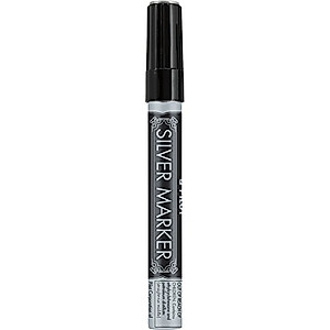PILOT Metallic Permanent Paint Markers, Silver, Medium Point, 12-Pack (41800)