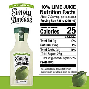 Simply Limeade, Non-GMO, 52 fl oz