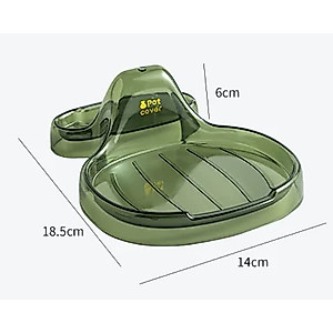 Multifunction Kitchen Spatula Rack, Multifunction Kitchen Spatula Rack with Lid Holder, Food Grade Plastic Spoon Holder for Multiple Utensils (Black)