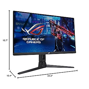 ASUS ROG Strix 27” 1080P Gaming Monitor (XG276Q) - Full HD, IPS, 170Hz, 1ms, Extreme Low Motion Blur, FreeSync Premium technology, DisplayPort, HDMI, Tripod socket for Webcam, DisplayHDR400, BLACK
