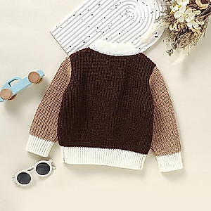 Newborn Baby Knit Cardigans Ear Hooded Sweaters Newborn Knitwear Buttons Long Sleeves Coat Outwear Knit Tops Outfits