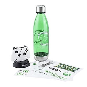 Paladone Xbox Icons Light, Stickers, and Bottle Gift Set - Official Merchandise, PP9401XB