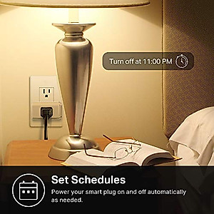Kasa Smart Plug Mini with Energy Monitoring, Smart Home Wi-Fi Outlet Works with Alexa, Google Home & IFTTT, Wi-Fi Simple Setup, No Hub Required (KP115), White – A Certified for Humans Device