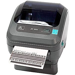 #S6B Zebra ZP 500 Label Printer PN:120740-025 W/Prints, Power Cord & New USB Cable