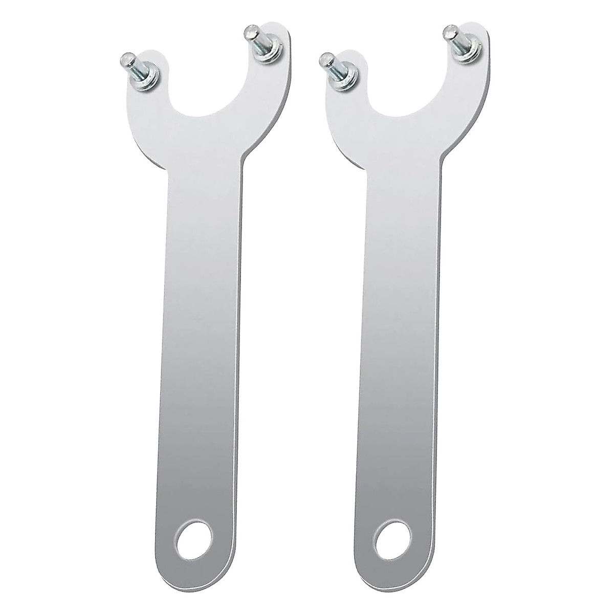 Tuckaner AG452K Wrench fits Ryobi Angle Grinder Replacement Tool Part 039028001052 039028007053 (2pcs), Silver