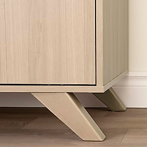 South Shore Helsy 2-Drawer File Cabinet, Lateral, Soft Elm and White
