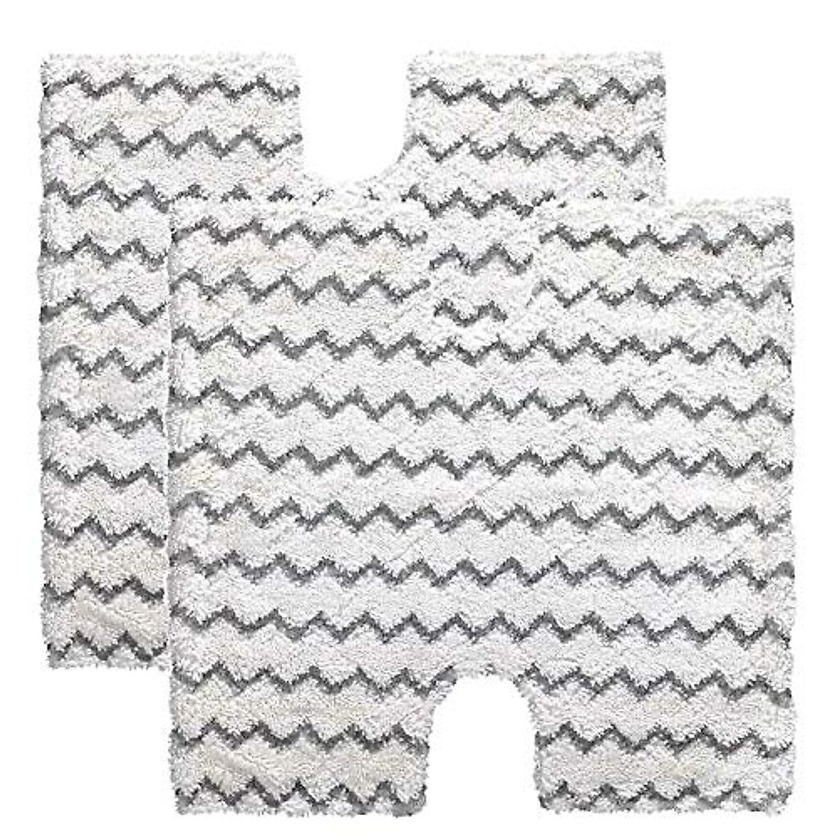 eoocvt 2pcs Microfiber Steam Mop Pads Replacement for Shark Lift-Away Genius Steam Pocket Mop S3973 S3973D S3973WM S5002Q S5003A S5003D S601W S6001WM S6002 S600 Washable Compatible XTP184