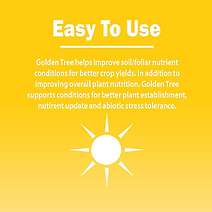 Humboldts Secret Golden Tree: Best Plant Food for Plants & Trees - All-in-One Concentrated Additive - Vegetables, Flowers, Fruits, Lawns, Roses, Tomatoes & More (8 Ounce)