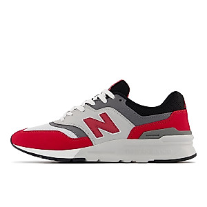 New Balance Men's 997H V1 Lifestyle Sneaker, Team Red/Black, 12