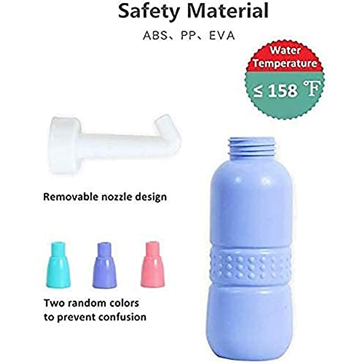 Portable Bidet for Travel, Handheld Travel Bidet for Women Men, Personal Sprayer Bidet, 450ml & 15.2 fl.oz