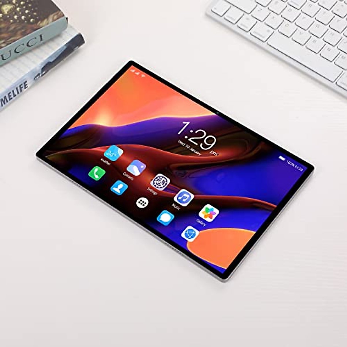 EBTOOLS 10.1 Inch Tablet, 8G RAM 256G ROM, 1960x1080, MT6753 Octa Core, Built in GPS, 5G WiFi Calling Tablet with Capacitive Screen 5 Point Touch, for Android 11