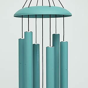 Vanquer Wind Chimes for Outside Deep Tone - 38'' Wind Chimes Outdoor Clearance, Deep Tone Wind Chimes, Windchimes Outdoors, Memorial Wind Chimes, Sympathy Gift, Garden Patio, Home Décor, Patina Green