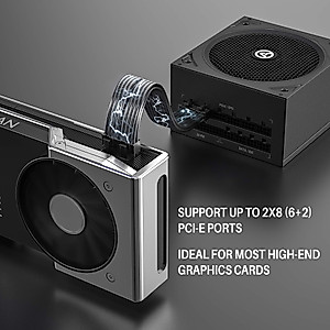 Power Supply 850W Fully Modular 80Plus Gold Certified PSU (ARESGAME, AGK850)